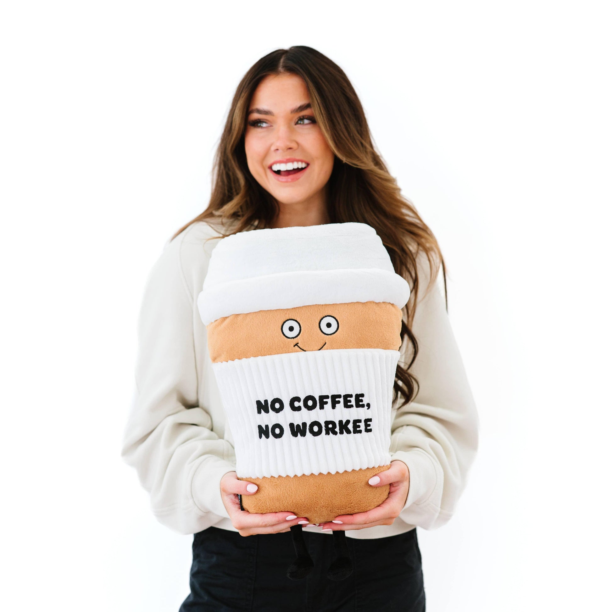 Punchkins - Punchkins Big Coffee Pillow Puffie Plushie – Plushie Depot