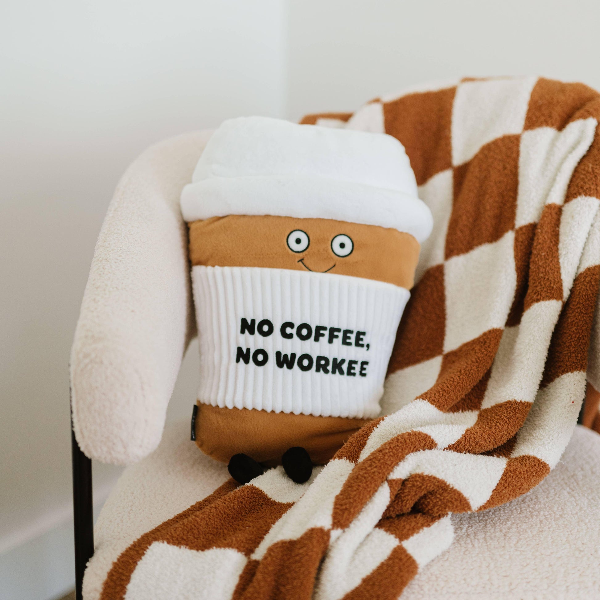 Punchkins - Punchkins Big Coffee Pillow Puffie Plushie – Plushie Depot