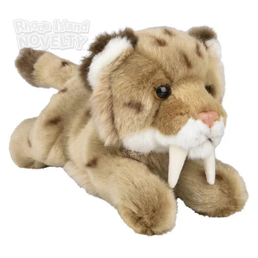 9.5" Heirloom Laying Sabertooth Tiger – Plushie Depot